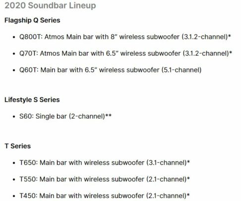 Samsung launches premium 2020 TV soundbar lines in the U.S. - SamMobile