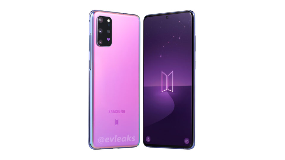 Galaxy S20+ BTS Edition press renders leak ahead of launch - SamMobile