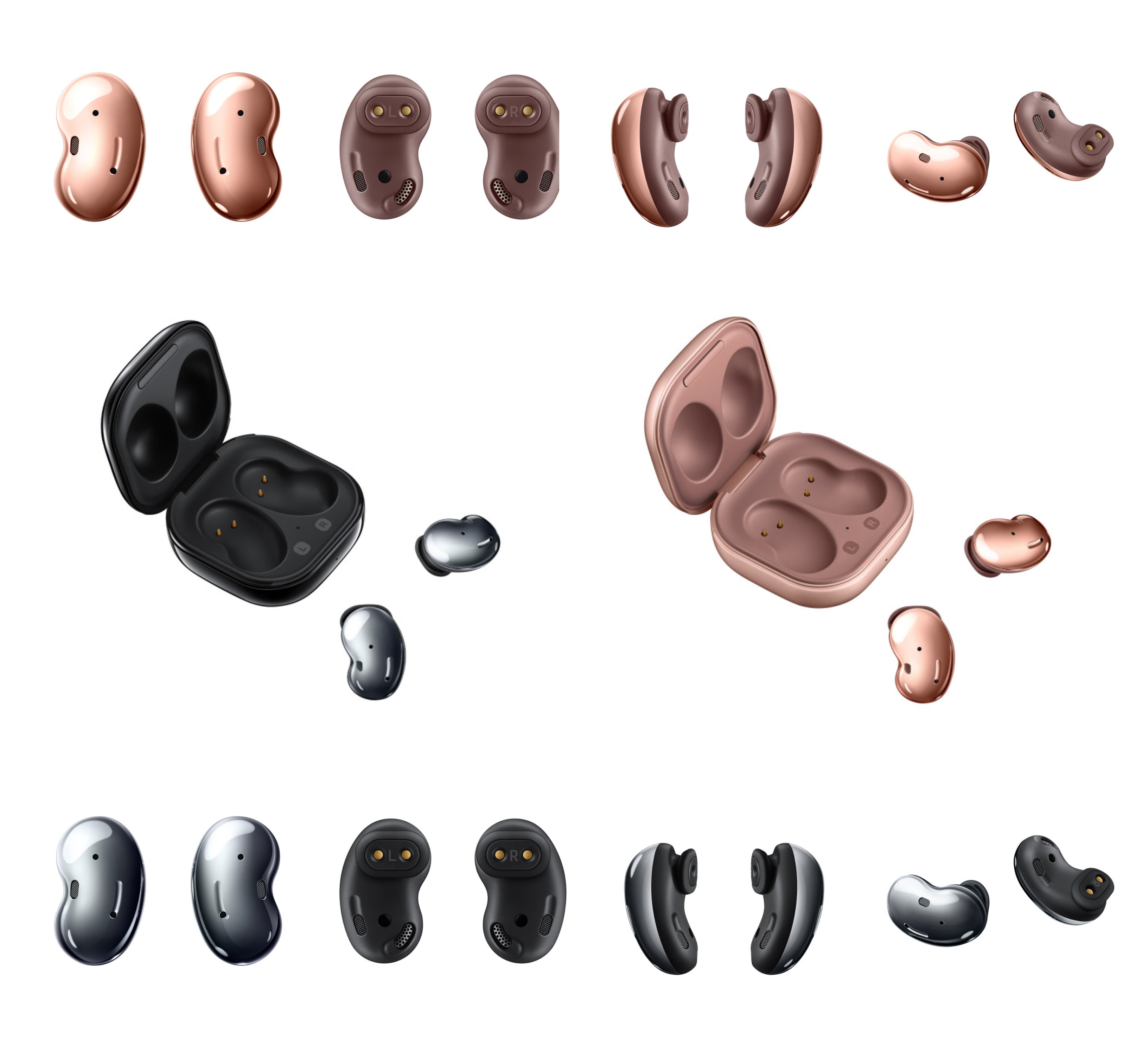 Fresh Galaxy Buds Live renders offer a closer look at the wingtip ...