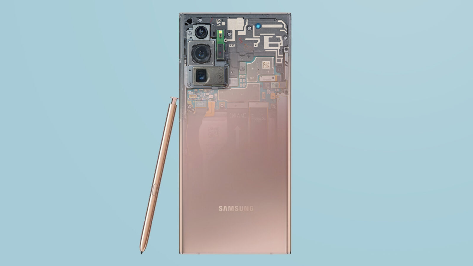 These Galaxy Note 20 (Ultra) teardown wallpapers are a tinkerer's dream ...
