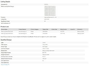 Galaxy Tab Active 3 coming soon as it appears in Bluetooth SIG database ...