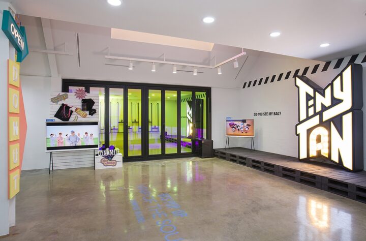 Samsung showcases its lifestyle TVs at BTS-themed pop-up store in Korea ...