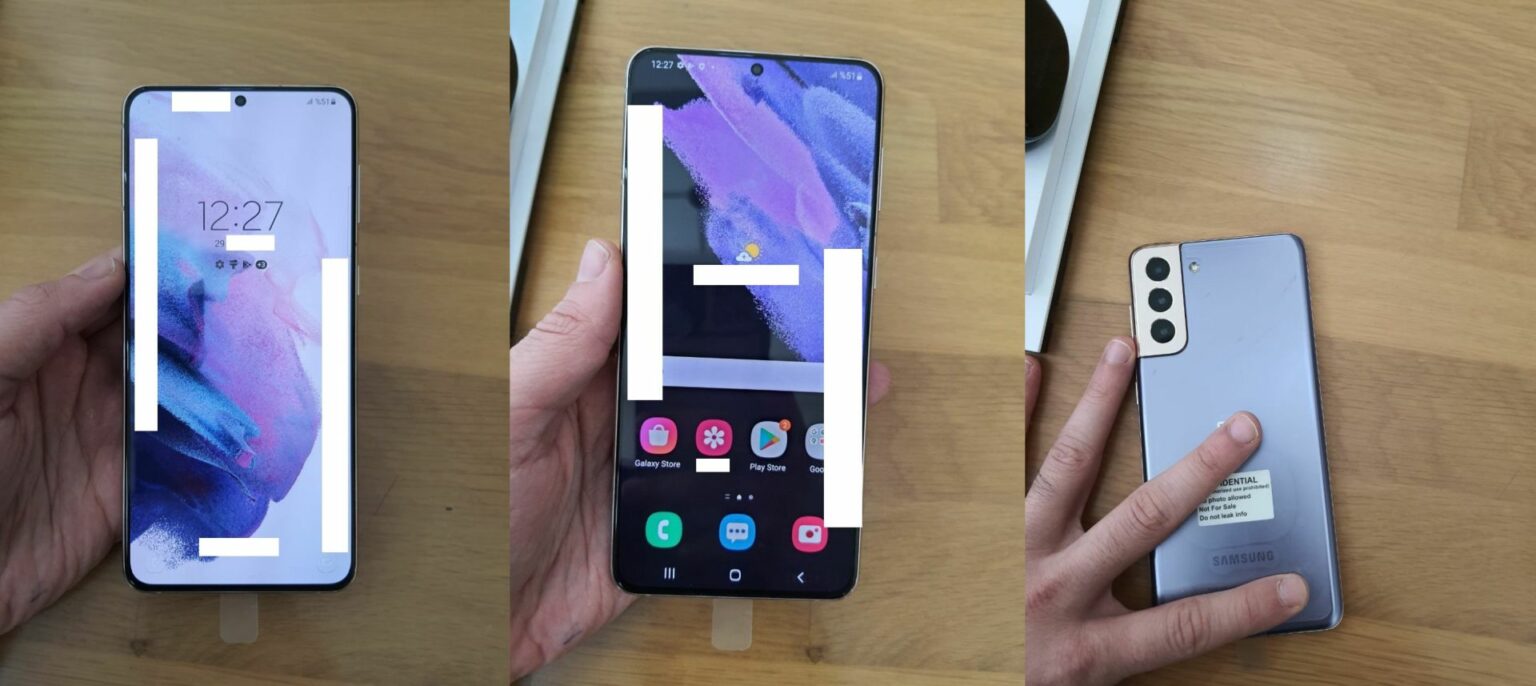 The Samsung Galaxy S21 Plus' flat display looks gorgeous in this leak ...