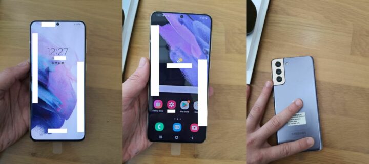 The Samsung Galaxy S21 Plus' flat display looks gorgeous in this leak ...