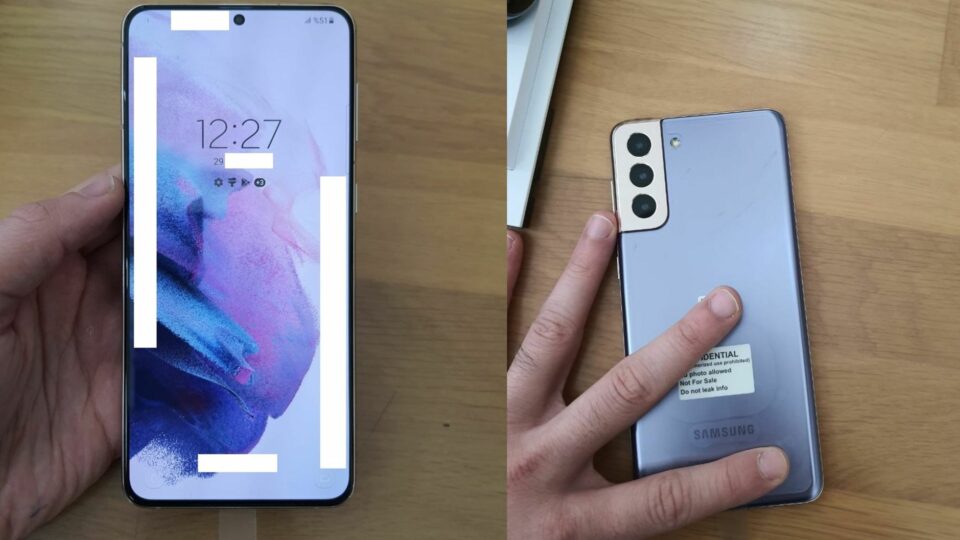 The Samsung Galaxy S21 Plus' flat display looks gorgeous in this leak ...