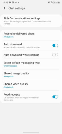 Samsung starts adding support for RCS in its stock messaging app ...