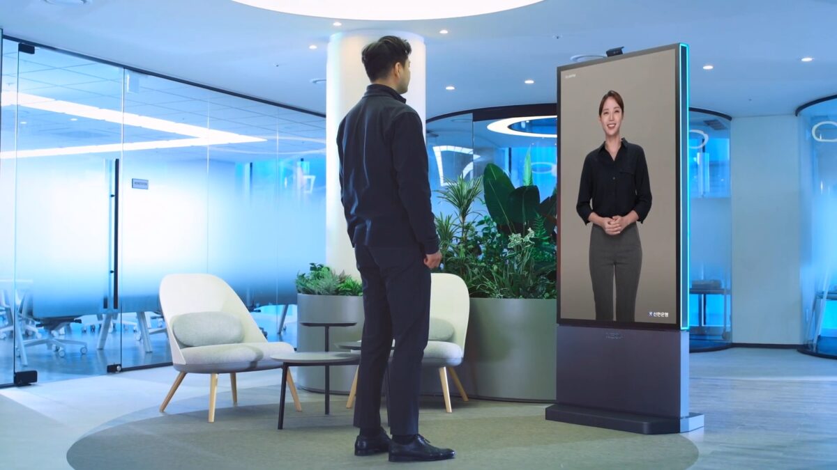 Samsung shows how NEON artificial humans fit into banking of the future ...