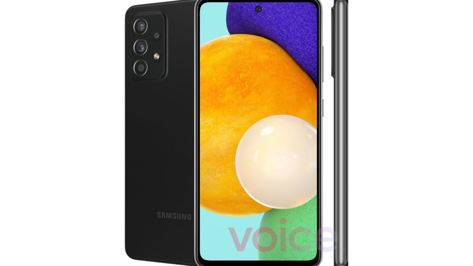 Leaked official render shines a spotlight on the Galaxy A52 5G design ...