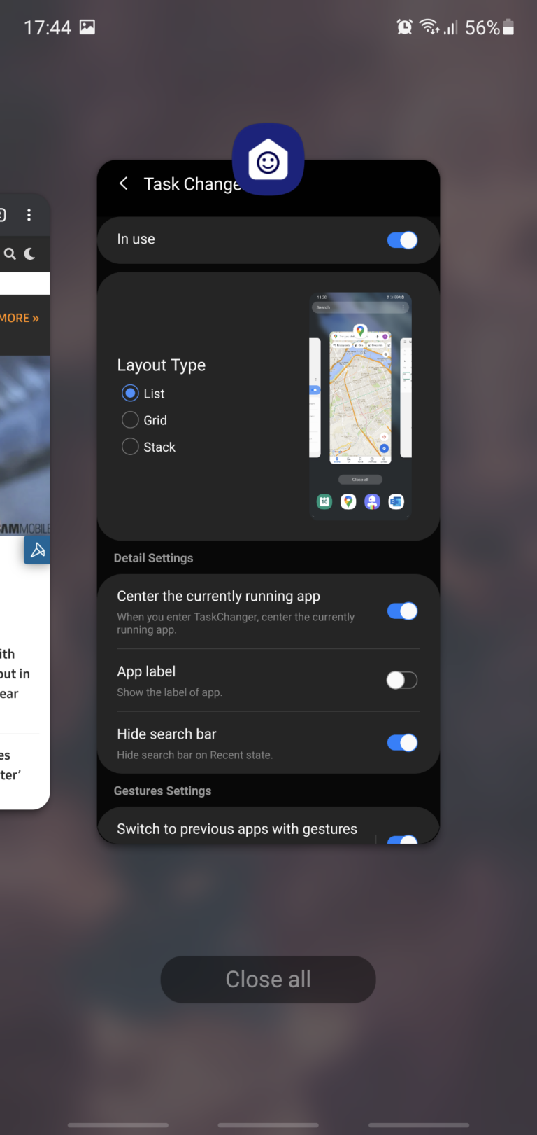 Good Lock Task Changer is back but you might have trouble finding it ...
