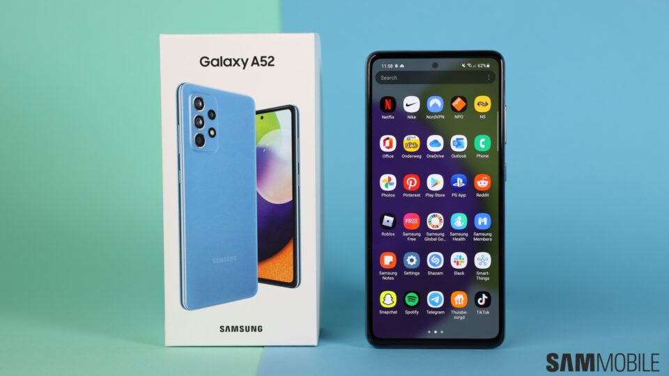 Galaxy A52 is the first Samsung phone to get August 2021 security ...