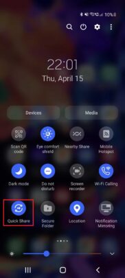 How to use Quick Share for sharing media and files on Galaxy devices ...
