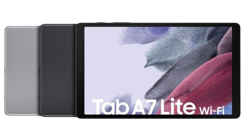 The Galaxy Tab A7 Lite leaks in new renders along with a tentative ...