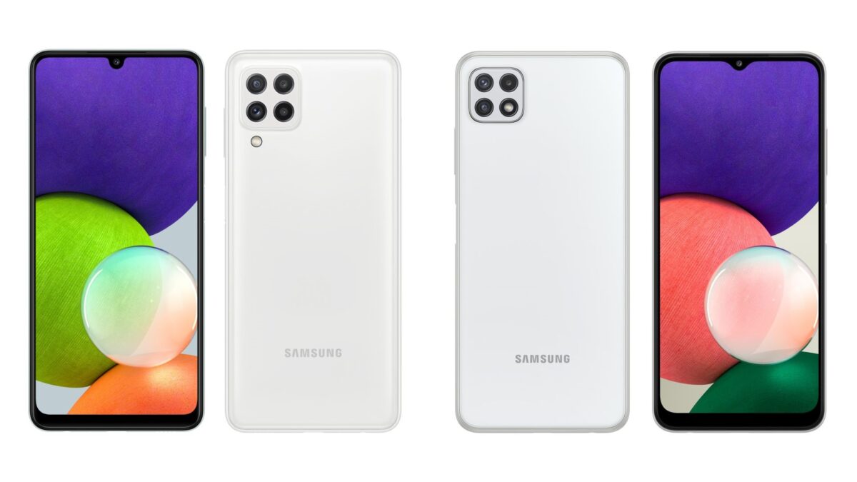 Galaxy A22 LTE vs 5G: Multimedia refinement vs raw performance and 5G ...
