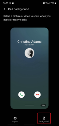 Samsung's One UI needs per-contact Call Background options - SamMobile