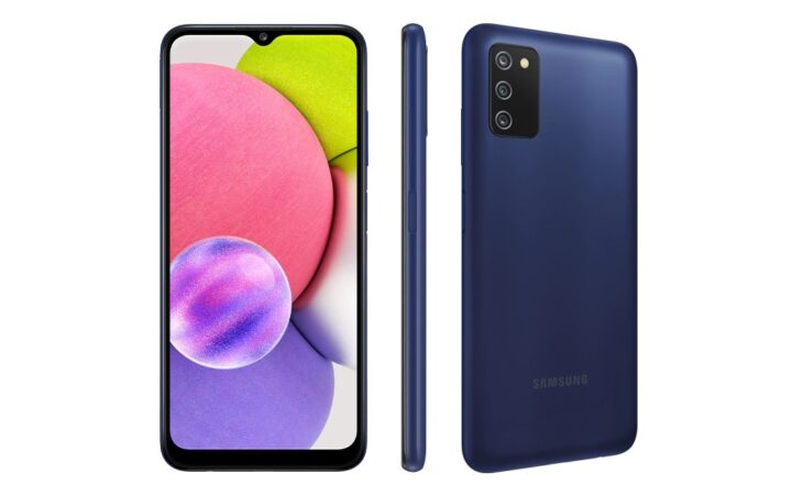 The low-cost Galaxy A03s is now available outside of India for the ...