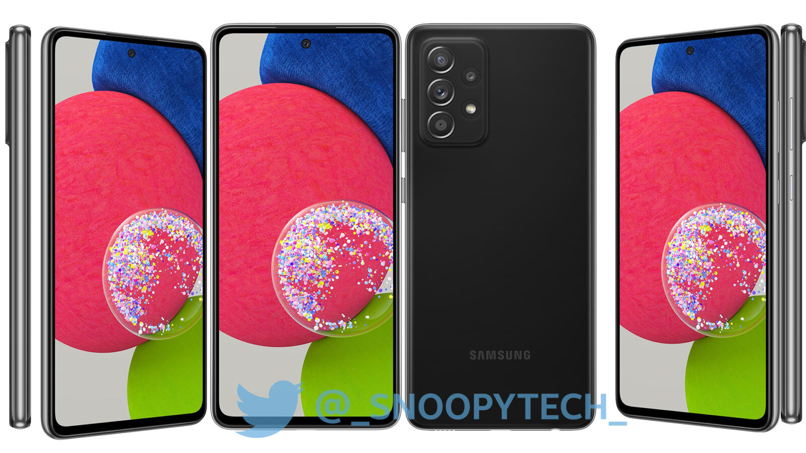 First Galaxy A52s leaked renders confirm a new mint green color option ...