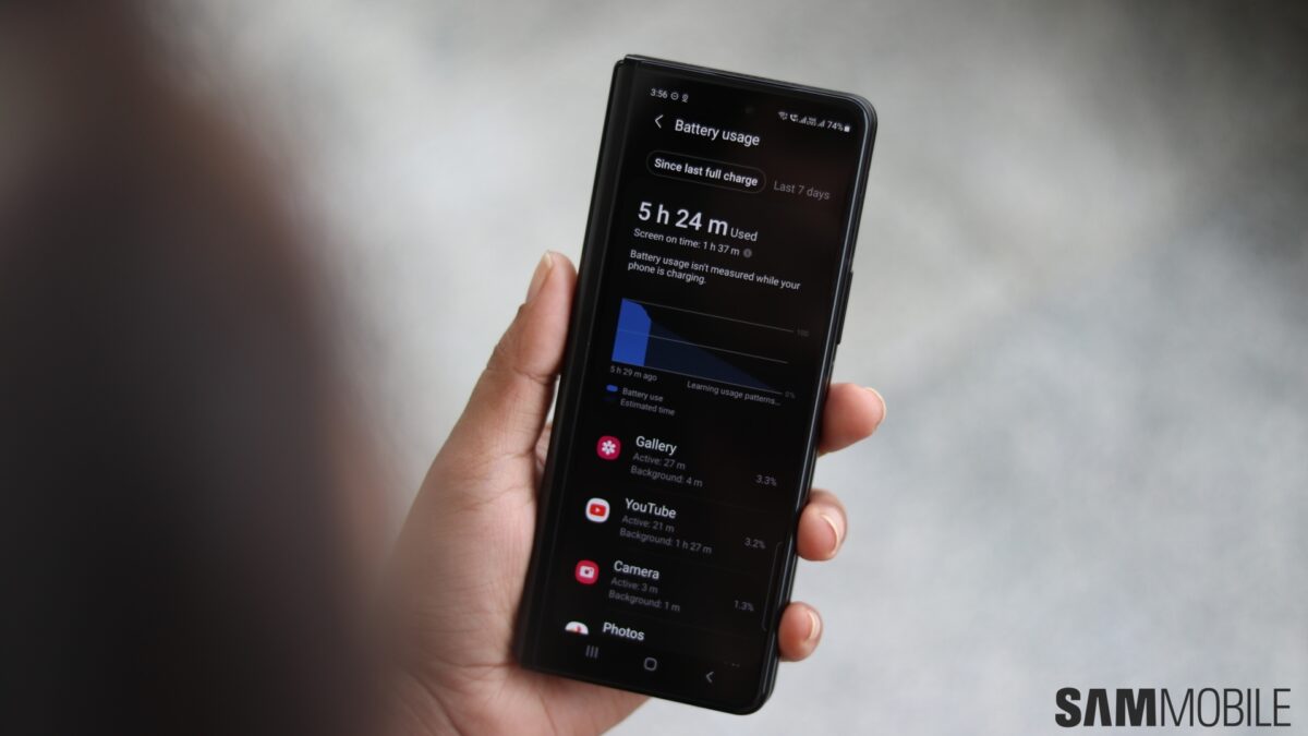 Here's one of the Samsung Galaxy Z Fold 4 batteries - SamMobile