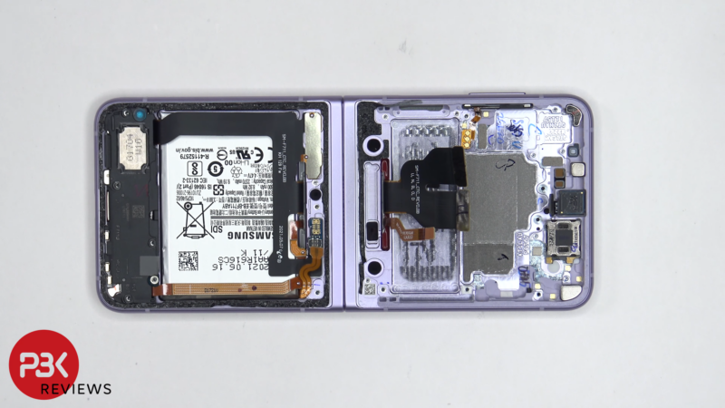 Galaxy Z Flip 3 5G teardown video reveals graphite pads and other ...