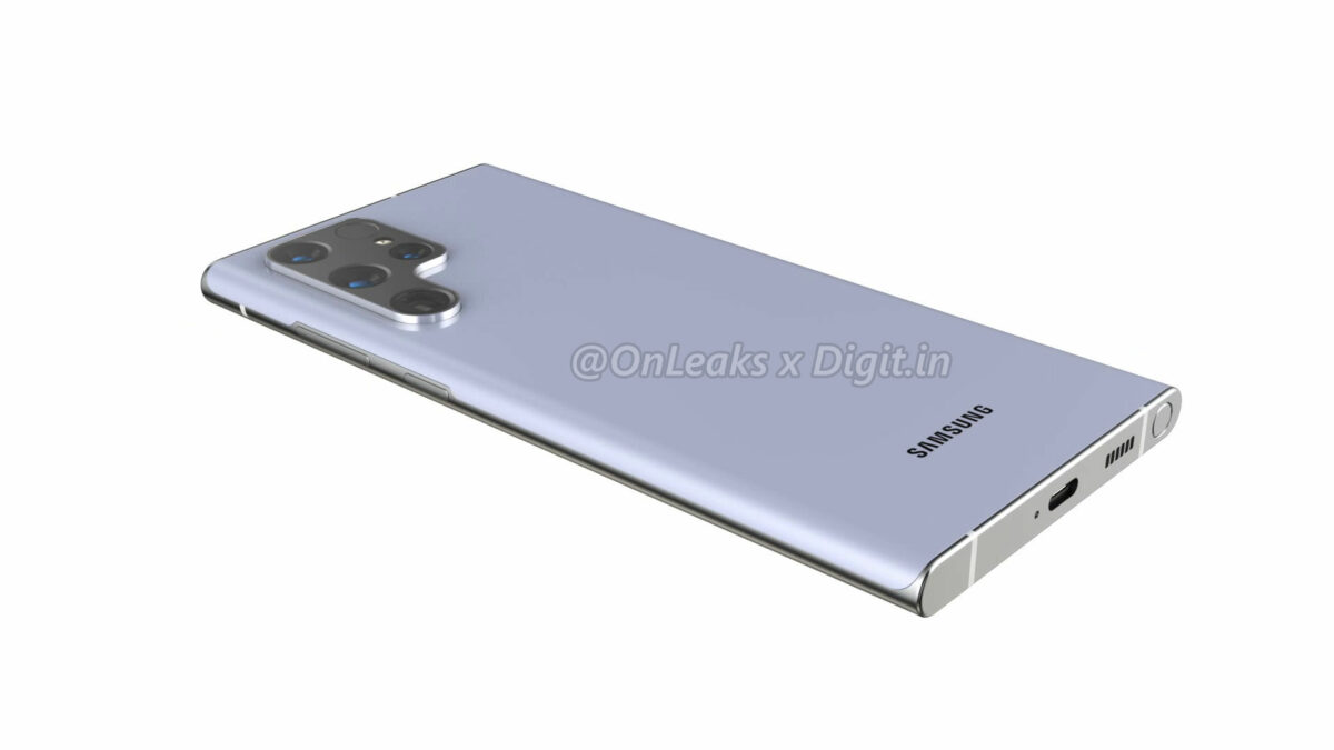New Galaxy S22 Ultra renders show a different frame and camera design ...