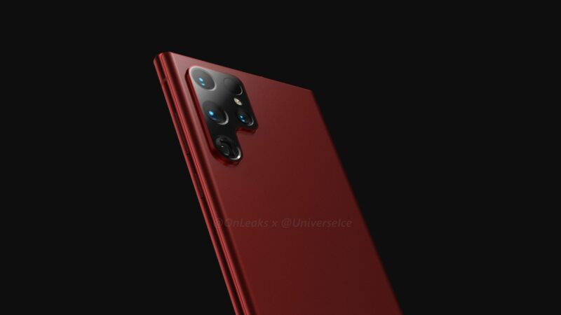 New Galaxy S22 Ultra renders show a different frame and camera design ...