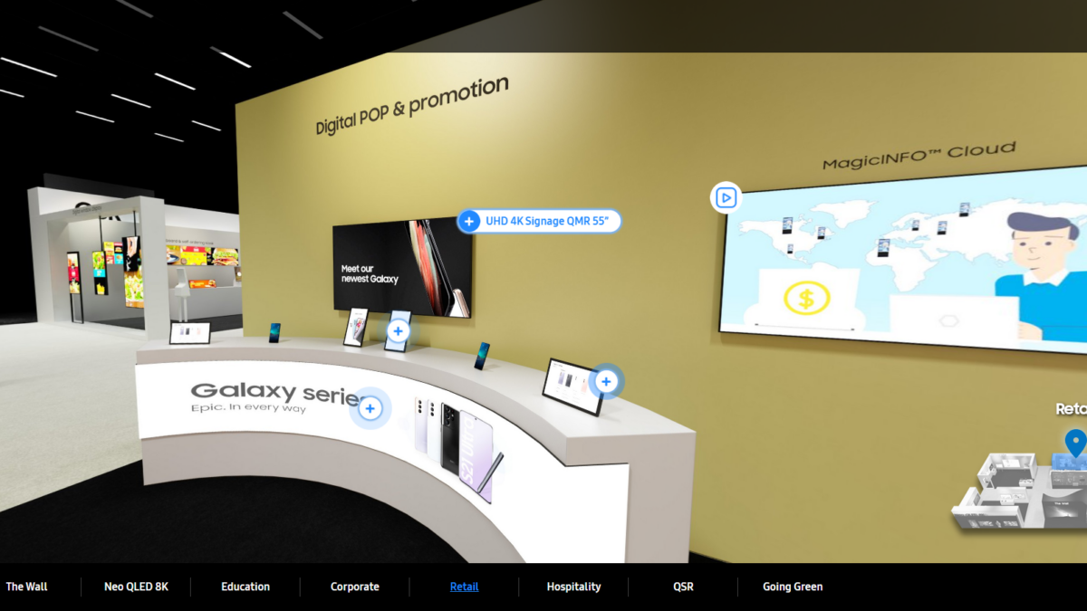 Samsung's hosting InfoComm 2021 in a 360-degree virtual showroom ...