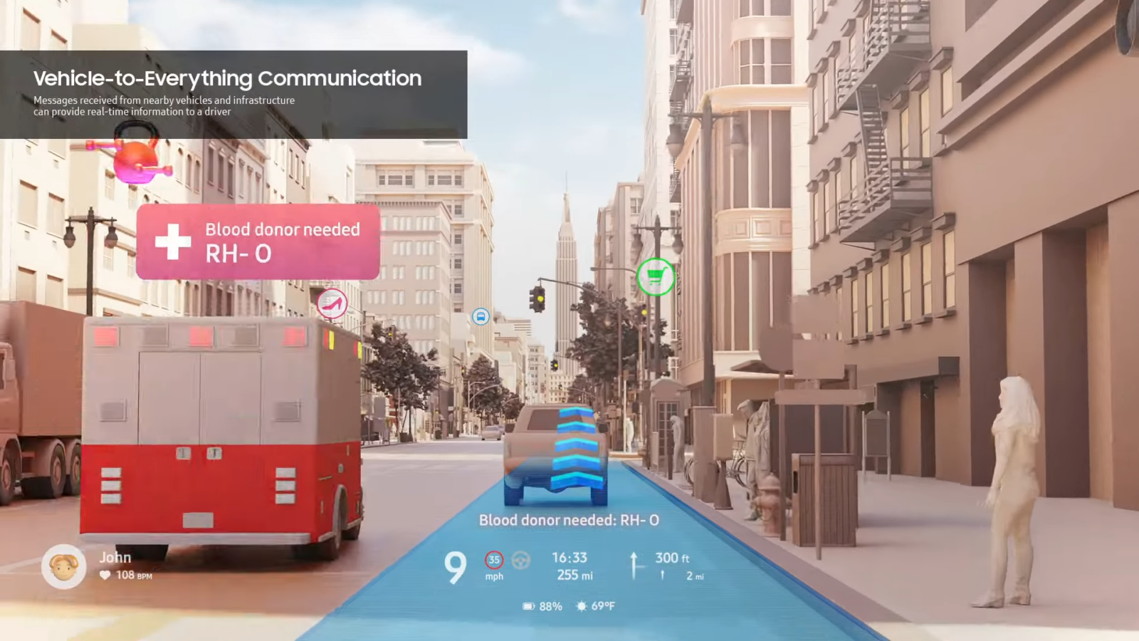 Samsung's vision of AR-powered self-driving cars is straight from the ...
