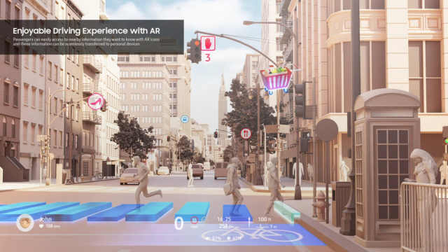 Samsung's vision of AR-powered self-driving cars is straight from the ...