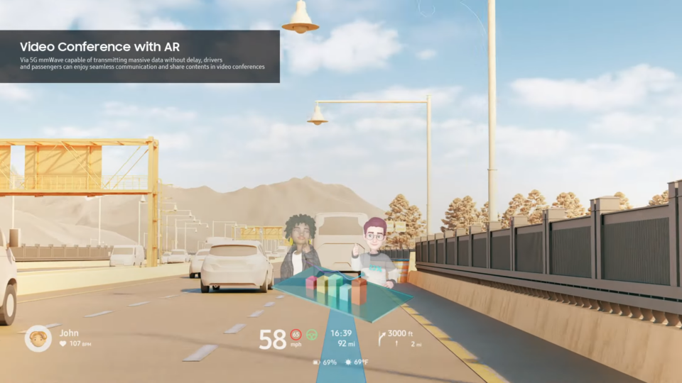Samsung's vision of AR-powered self-driving cars is straight from the ...