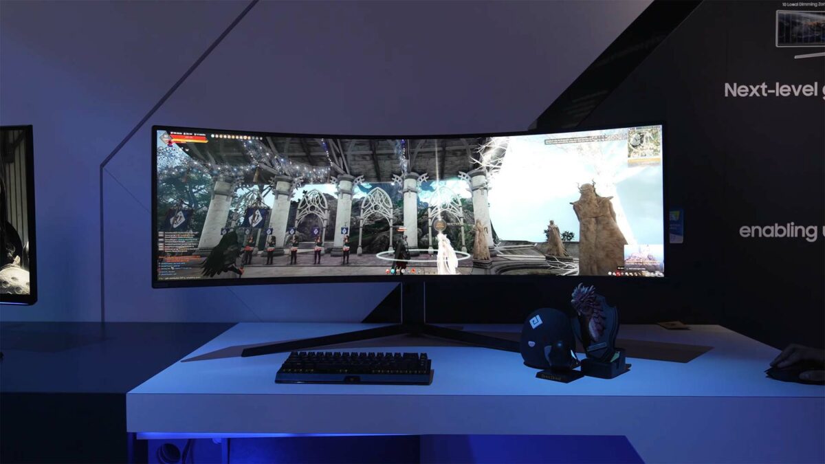 We go hands-on with Samsung's first mini-LED gaming monitor at CES 2022 ...