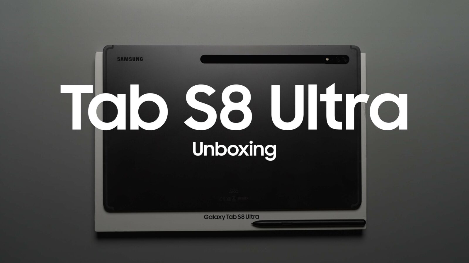 Here's the Galaxy Tab S8 Ultra unboxing you've all been waiting for ...