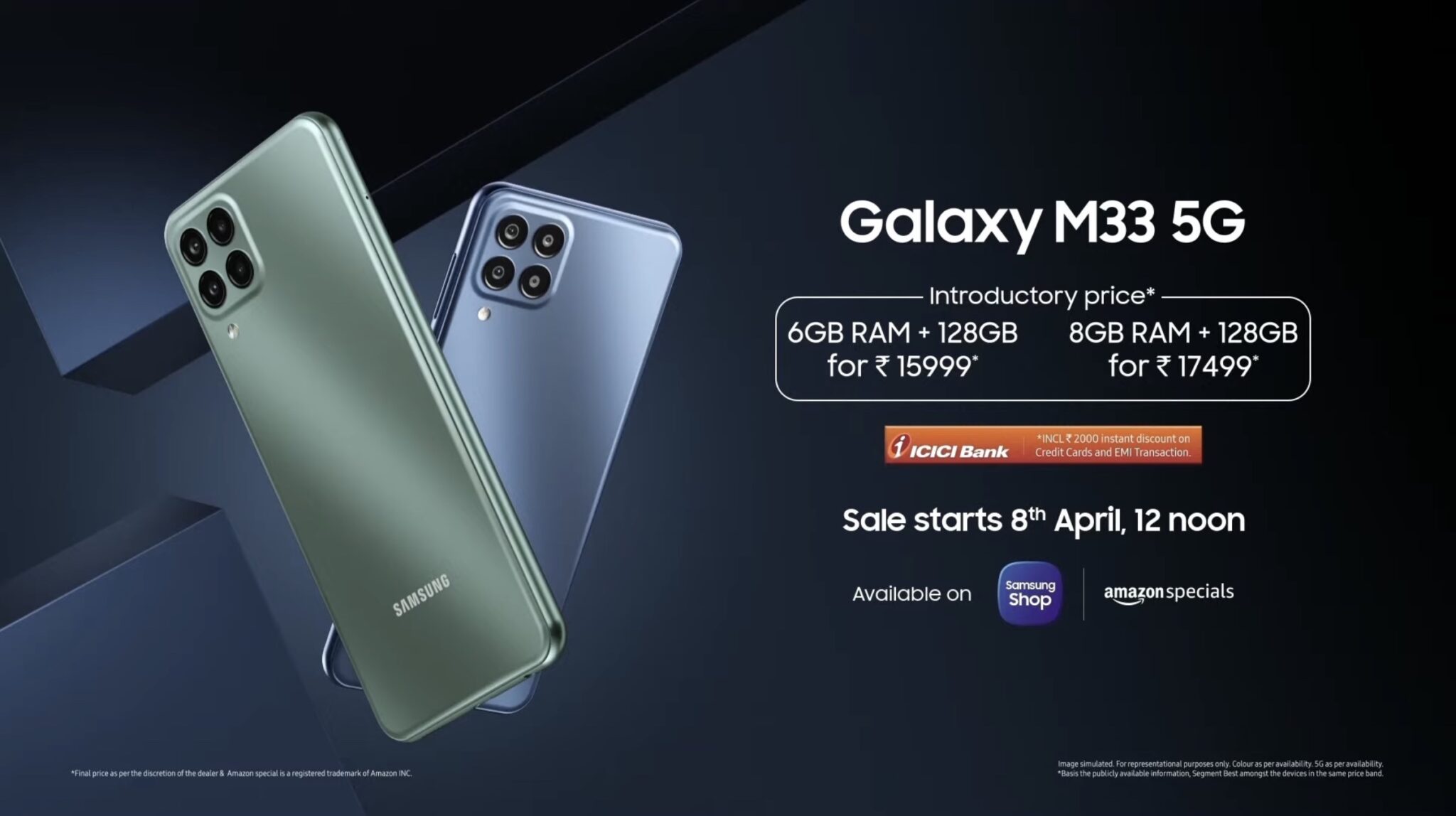 Samsung Galaxy M33 5G launched in India with an affordable price tag ...
