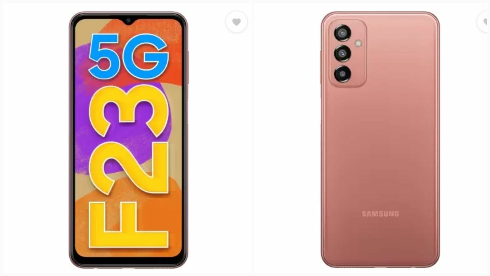 Samsung has added a new copper color option to the Galaxy F23 5G ...