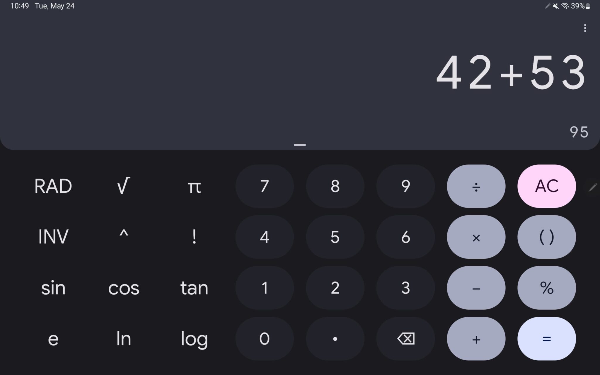 Google Calculator's new design finally does justice to tablets' bigger ...