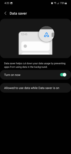 How to set up Data Saver on your Samsung Galaxy phone running One UI ...