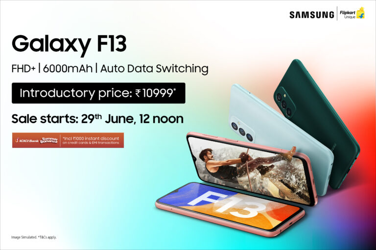 Samsung Galaxy F13 with big screen, 6,000mAh battery launched in India ...