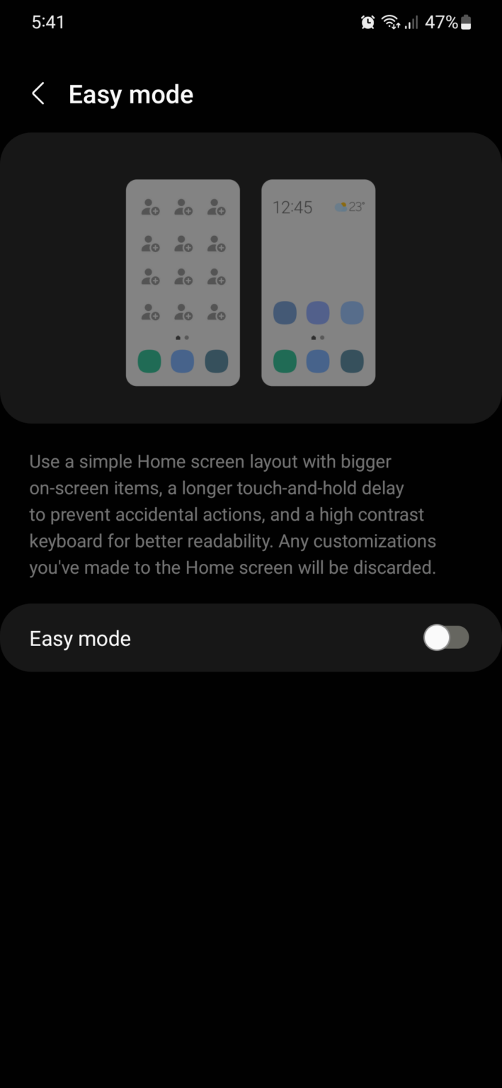 One UI tip: Turn on Easy mode on your Samsung Galaxy phone - SamMobile