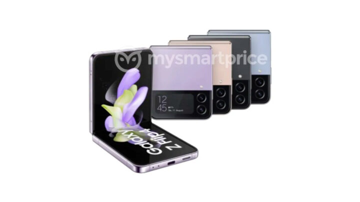 Samsung Galaxy Z Flip 4's first real image leaks, showcasing its color ...