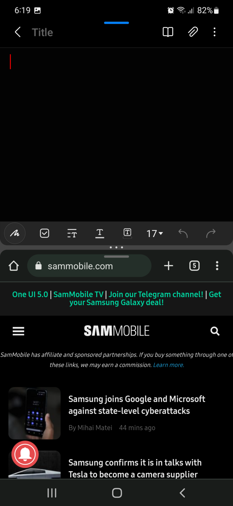Samsung One UI tip: Maximize the display area in multi-window mode ...