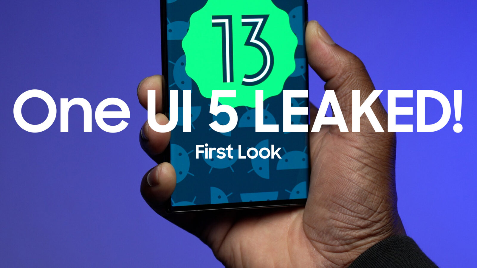 A new video is up! Let's talk about Samsung's leaked One UI 5 beta ...