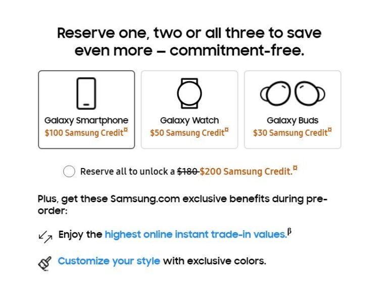 Samsung offering $200 credit on its upcoming Galaxy Fold and Watch ...