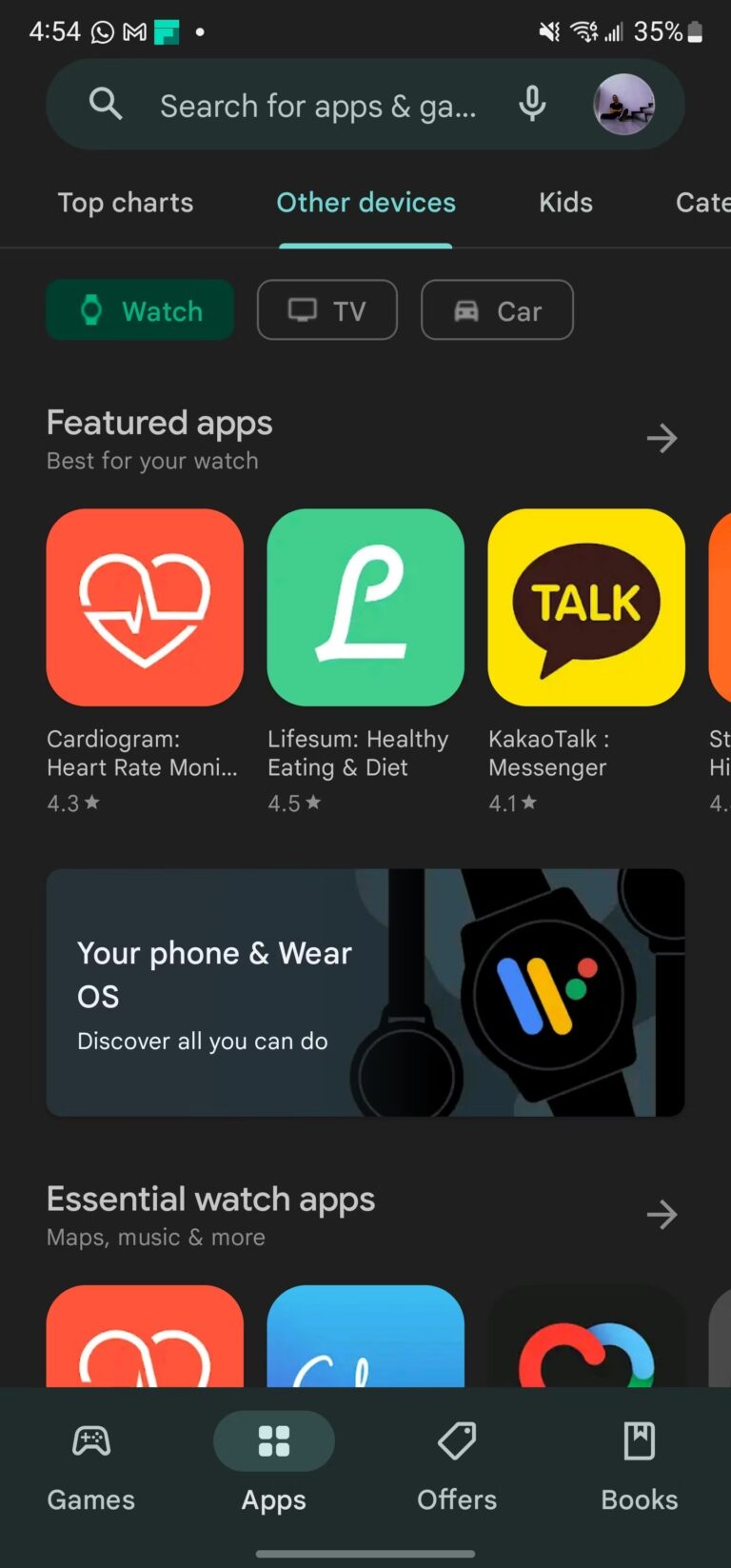 Google Play Store redesign makes installing apps on Galaxy Watches ...