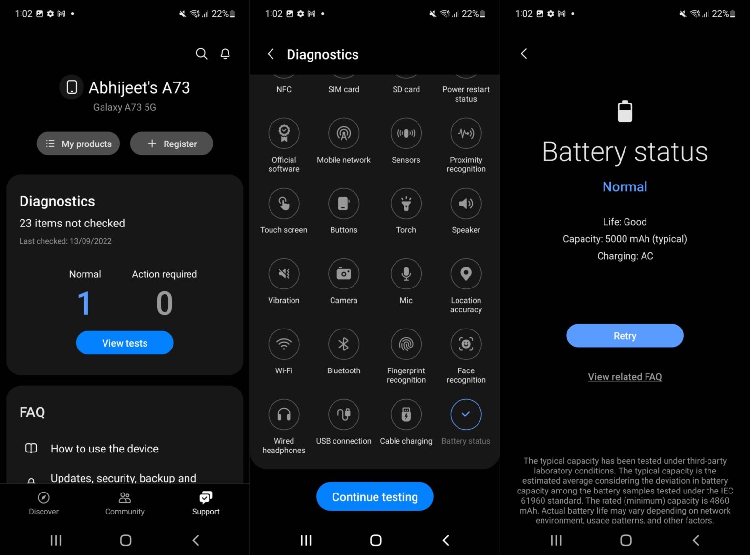 Here's how to check battery status/health on your Samsung Galaxy device ...