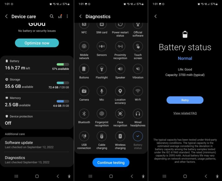 Here's how to check battery status/health on your Samsung Galaxy device ...