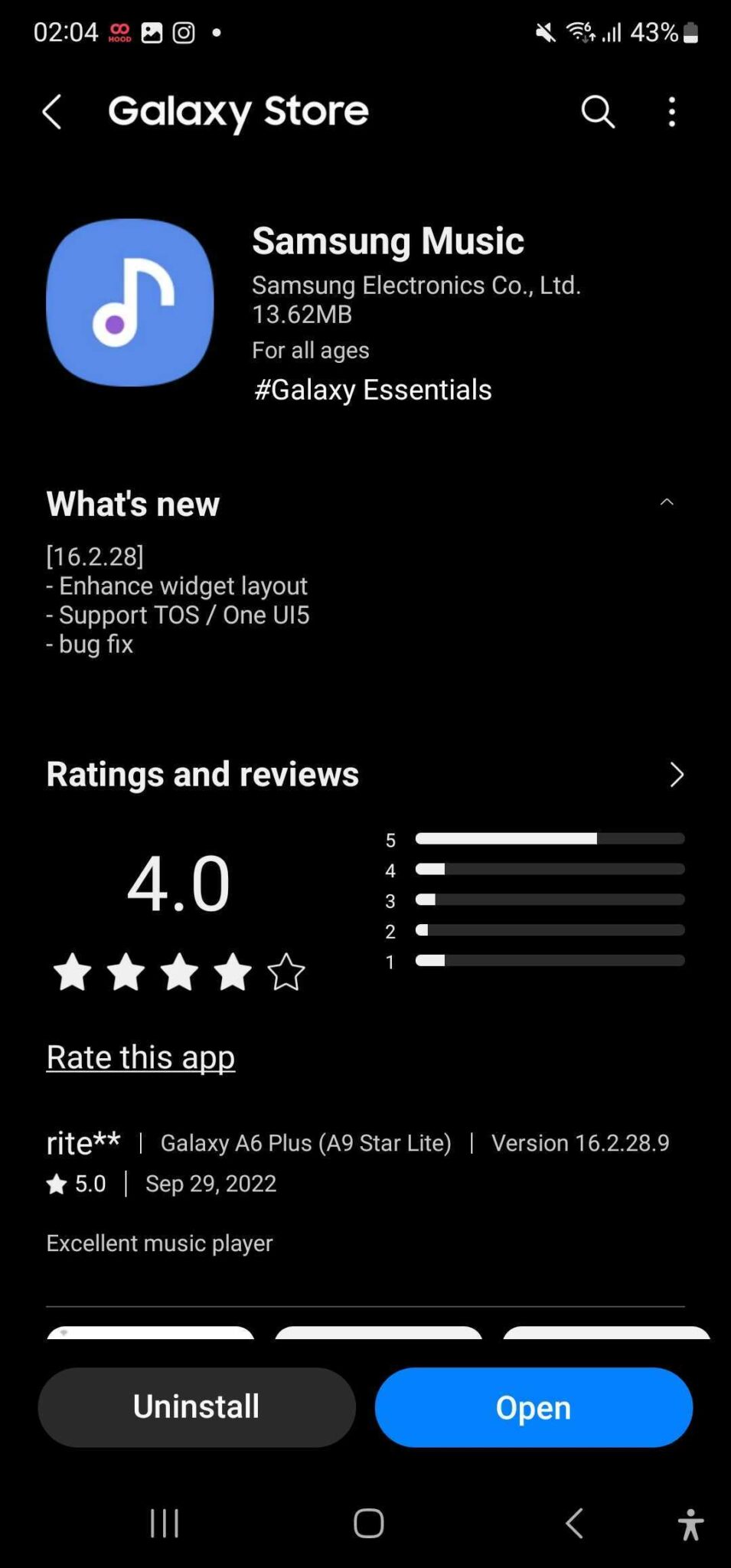 Samsung Music app now officially supports Android 13 and One UI 5.0 ...