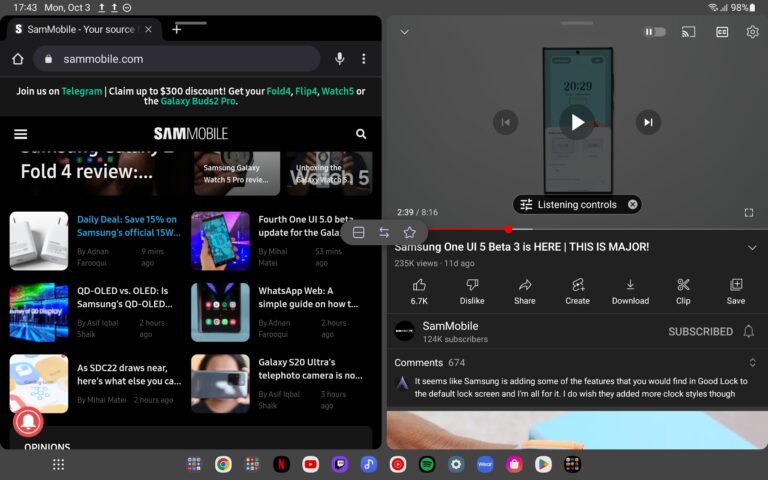 One UI feature focus: Multi-Window, how to maximize its potential ...