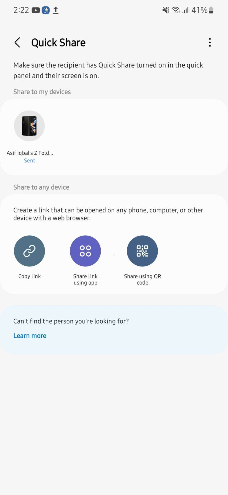 Samsung Quick Share gets a minor facelift with a new update - SamMobile