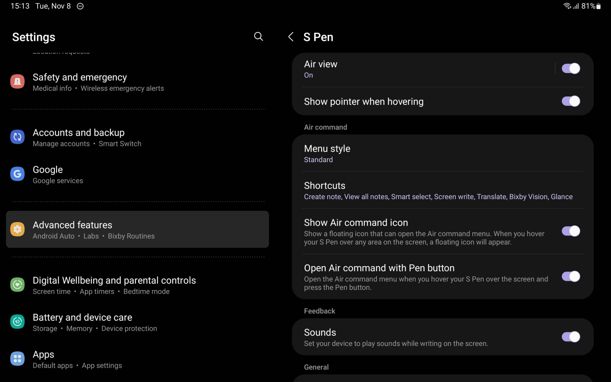 New Pentastic update adds Compact Mode for Air Command - SamMobile