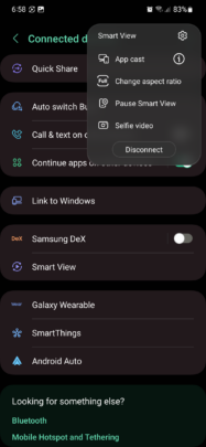 One UI feature focus: Mirror a TV to your Galaxy device using Smart View - SamMobile