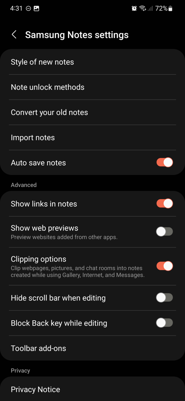 Secure your Samsung Notes documents with a fingerprint or password ...