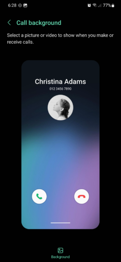One UI 5.0 feature focus: Per-contact call backgrounds. Useful and fun ...